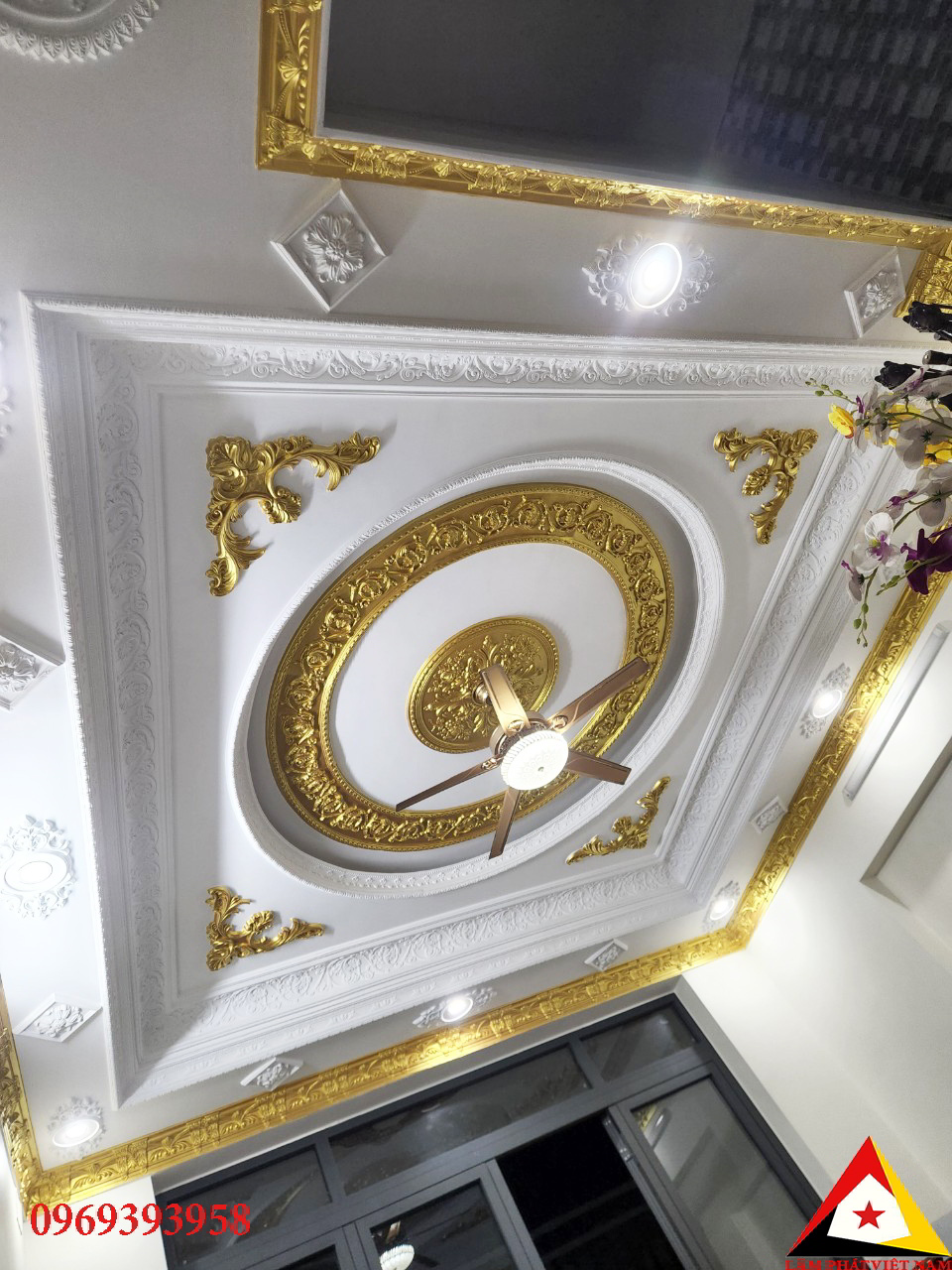 Thông tin về công ty Lâm Phát chuyên nhận thi công phào chỉ dát vàng chuyên nghiệp